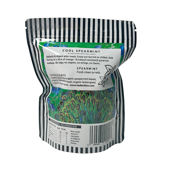 Organic Cool Mint Refill 18 Teabags | Tea Bird Tea